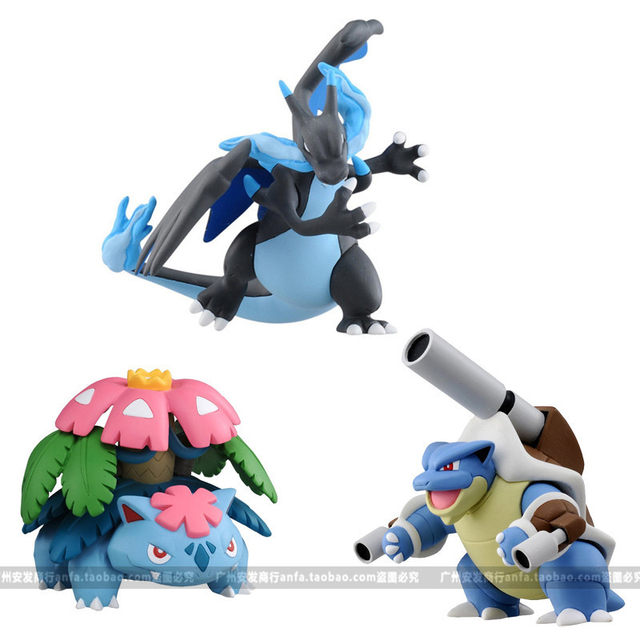 Pokémon Mega Fire Spitfire Dragon YX Water Arrow Turtle Wonderful Frog ...