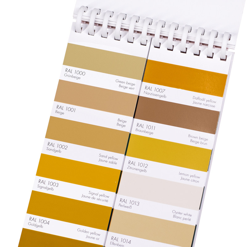 RAL K1 Kleurenkaart - Originele Duitse RAL Standaard Verf Coating ...
