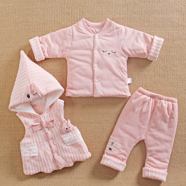 Girls aged 0 to 1 and a half years old, split style spring, autumn and ...