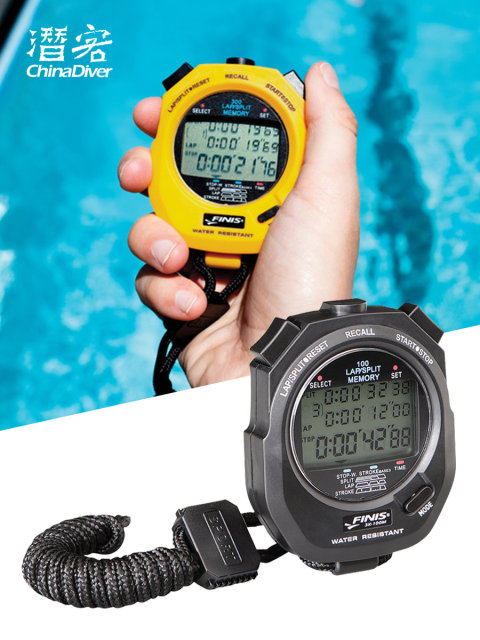 FINIS Stopwatch Swimming Training Electronic Streate Watch Professional ...