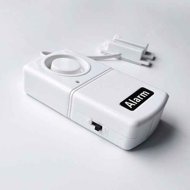 Household door and window door magnetic induction alarm rolling shutter ...