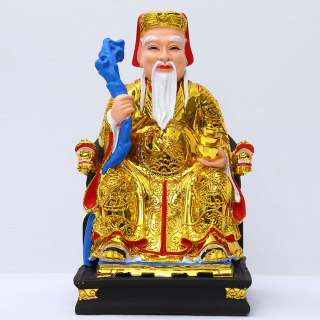 12-inch Earth Goddess God Statue Shegong Fude Zhengshen Home Feng Shui ...