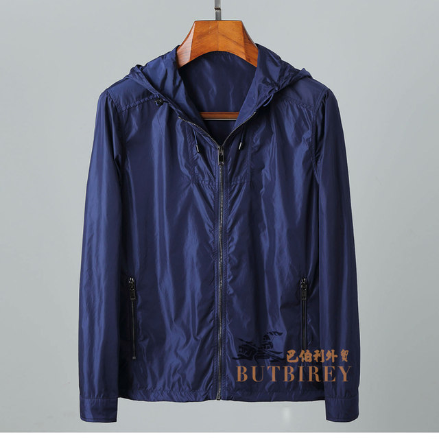 Fashionable men's single-layer jacket, anti-wrinkle, casual, waterproof ...