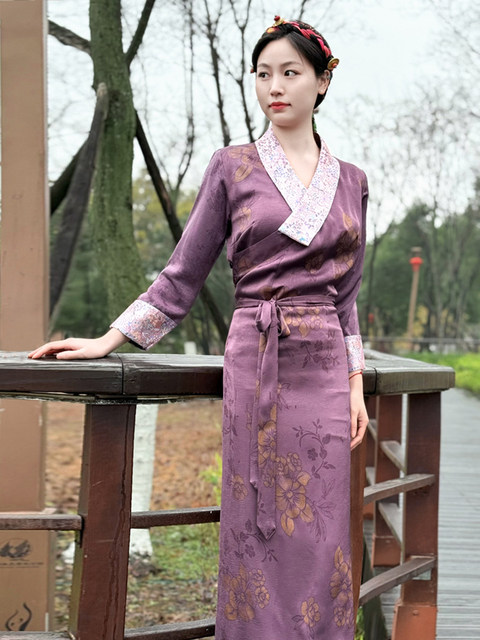 Fiber-spring and summer Tibetan clothing for women Tibetan clothing ...