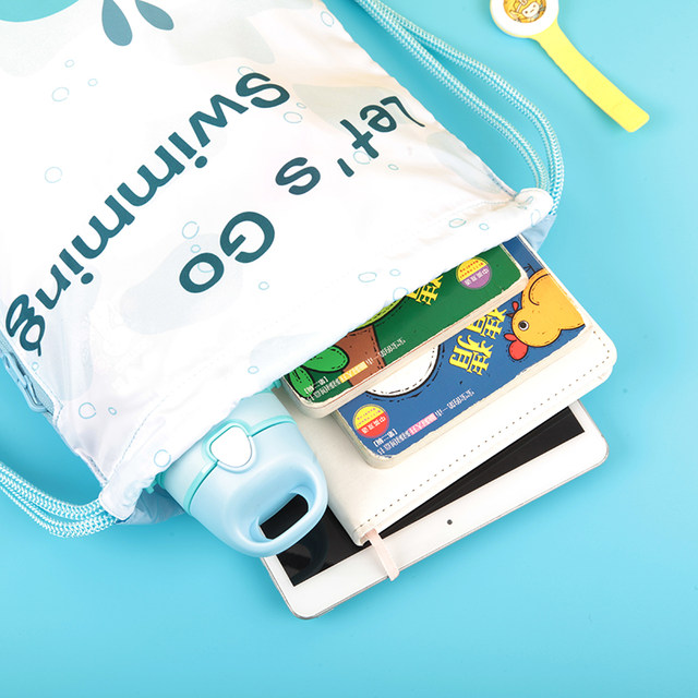 GOX children's drawstring folding backpack drawstring backpack cartoon ...