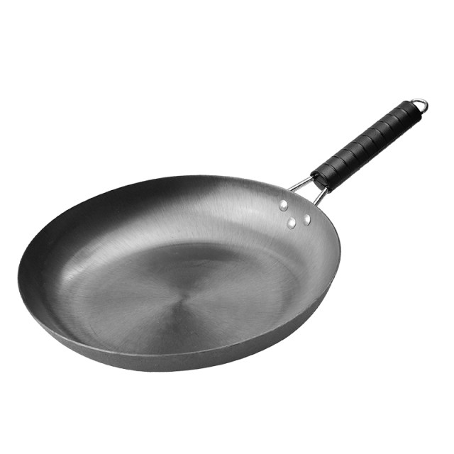 Pure cast iron frying pan, traditional cast iron pan, steak pan ...
