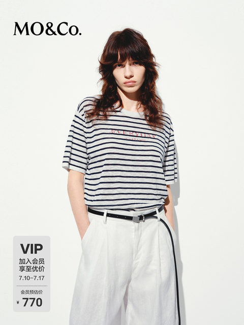 MOCO sweater 2025 summer new product containing linen light and loose ...