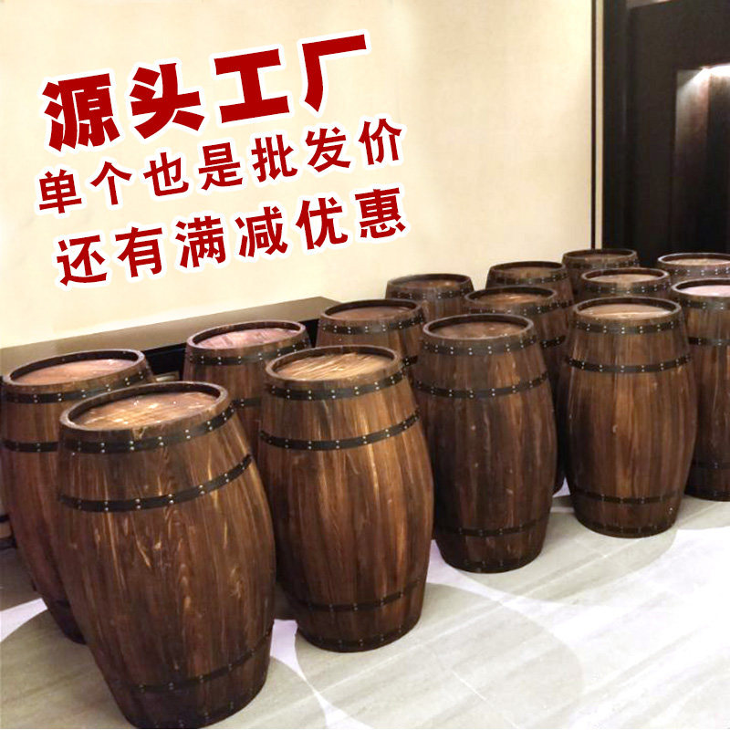Oak Barrels - Wine & Beer - Solid Wood Decor