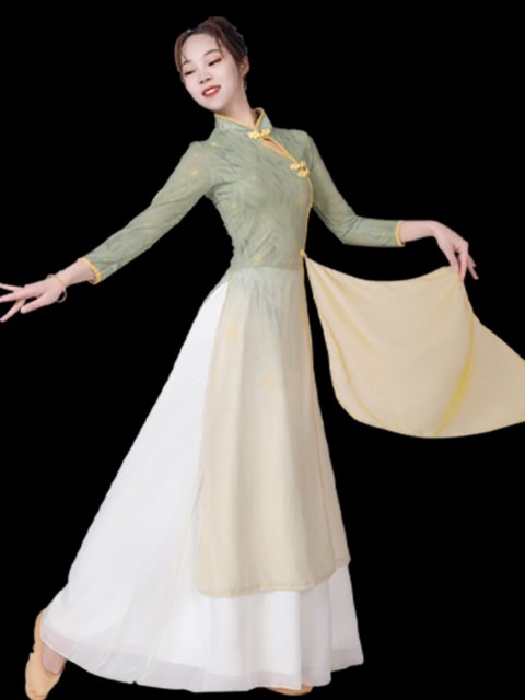 New classical dance costumes Chinese dance tulle dress Floating dance ...