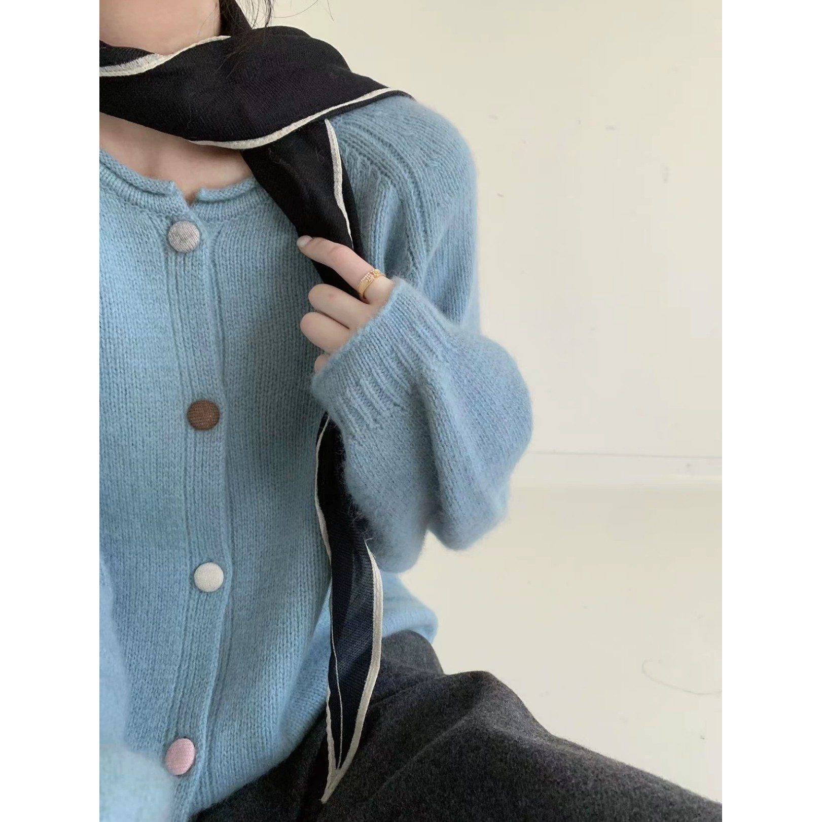 RC new autumn temperament sweater Lazy lady's top