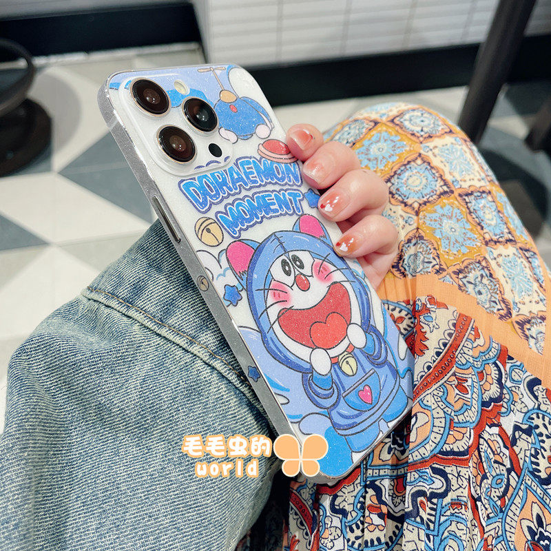 Blue Fatty Glitter Transparent Frosted Full Body Film Suitable for ...