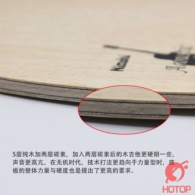 NITTAKU table tennis blade racket NITTAKU carbon acoustic guitar carbon ...