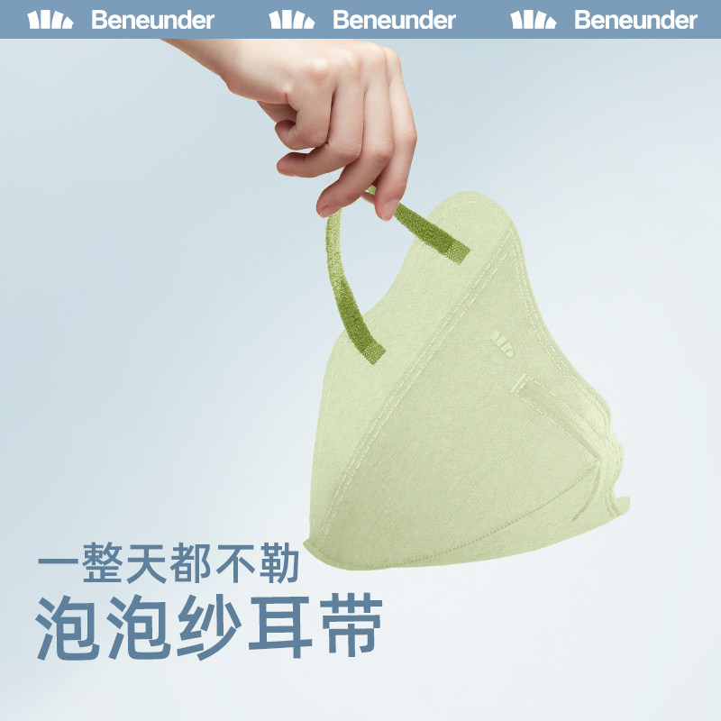 Banana Disposable Sunscreen Mask 3D Bacterial Filtration 95%