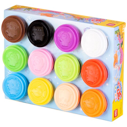 Deli Large Barrels of Plasticine | Non-Toxic Color Mud Clay for Kids ...