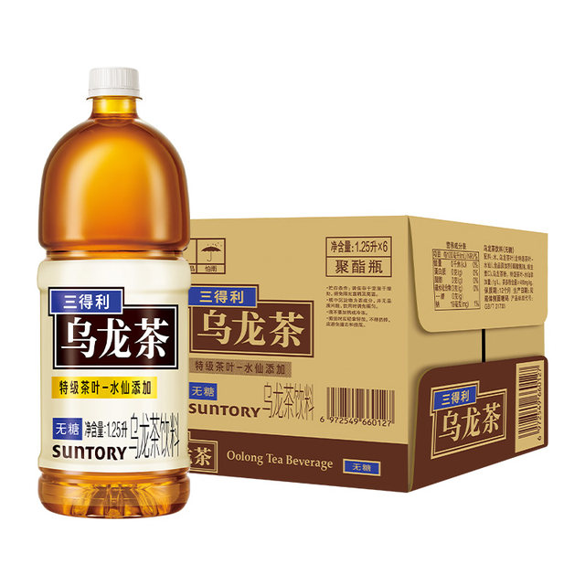 SUNTORY/Suntory Oolong tea (sugar-free) tea beverage whole box 1250ml*6 ...