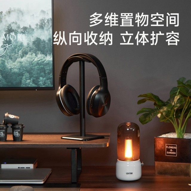 North Arc Monitor Elevated Desktop Desktop Computer Storage Rack Solid ...