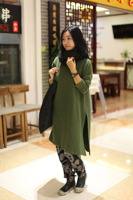 Jiang Huan's original design art department temperament style pure hemp ...