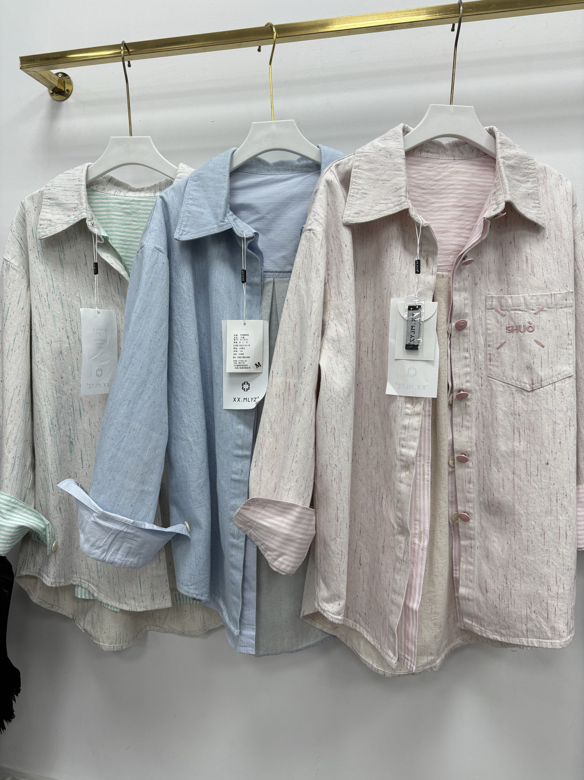 2025 Spring New Fashion Temperature Casual Versatile Striped Shirt ...