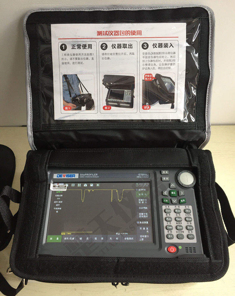 Antenna and feeder tester Deli E7000L handheld standing wave ratio ...