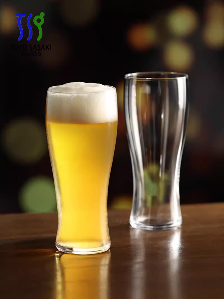 Japanese Sasaki Beer Mug - Glacier Craft Wheat Cup | Thin and Elegant ...