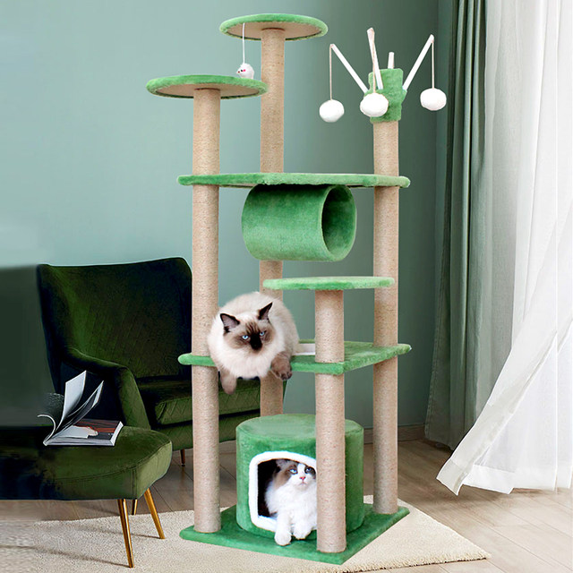 Large hemp rope climbing frame cat scratching post cat climbing frame ...