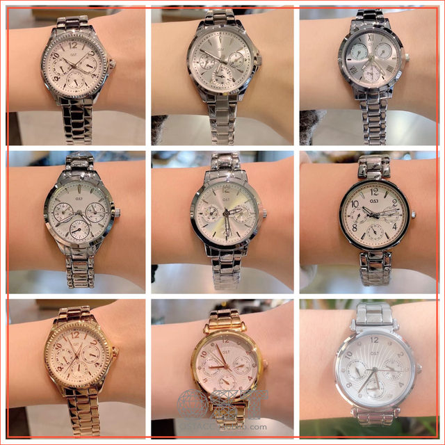 OST watch female calendar large dial retro multi-functional business ...