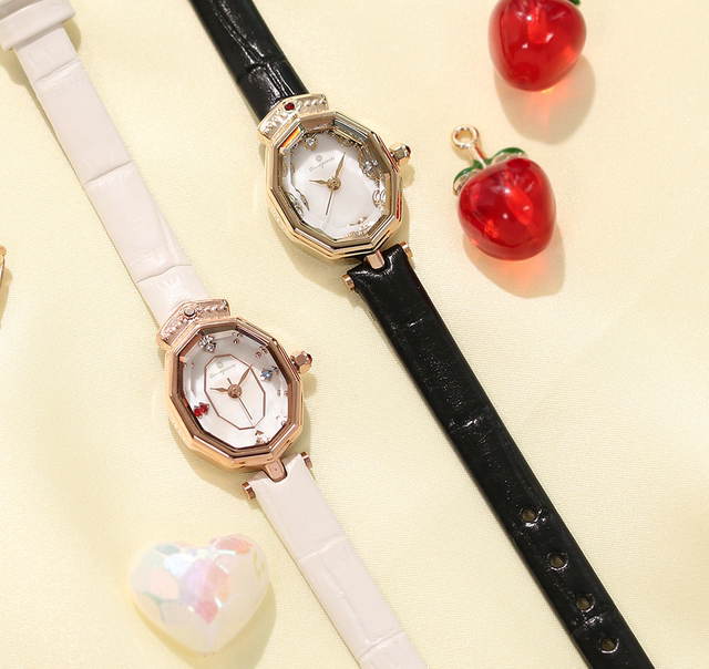 OST Disney Princess Watch Women's Metal Belt Diamond Cartoon Watch New ...