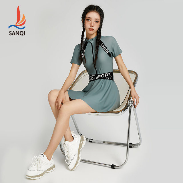 Sanqi Women's Swimsuit 2023 Summer New arrival Professional Skirt-Style ...