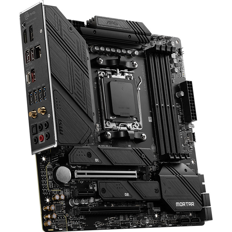 AMD Ryzen 7 7800X3D CPU & MSI B650M Mortar WIFI Motherboard Bundle