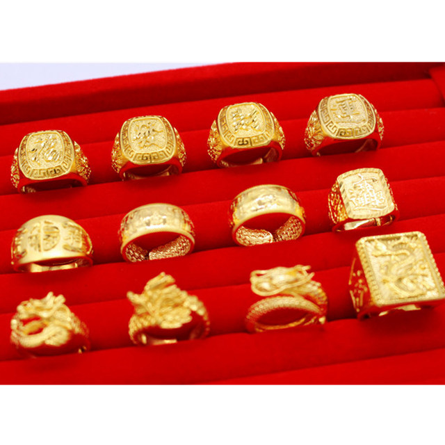 Sand gold Vietnamese and Thai jewelry that does not fade, Fu Fa Cai ...