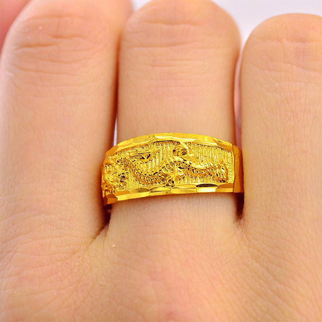 Thai Imitation Gold Long-Lasting Non-Fading Gold-Plated Jewelry Dragon ...