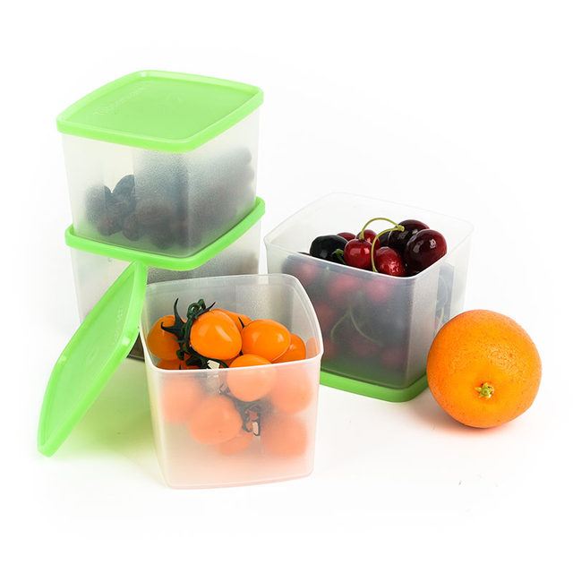 Tupperware 800ML square fruit and vegetable refrigerated storage box ...