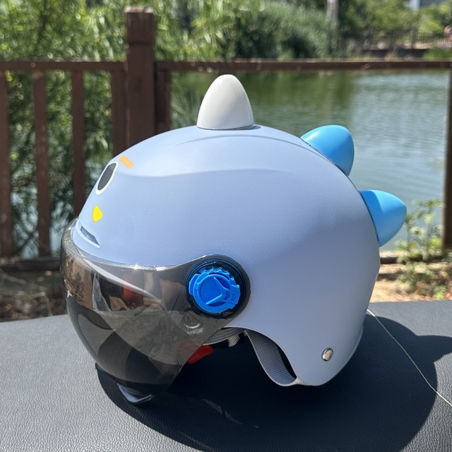 3C certified children's electric vehicle helmet boys and girls parent ...