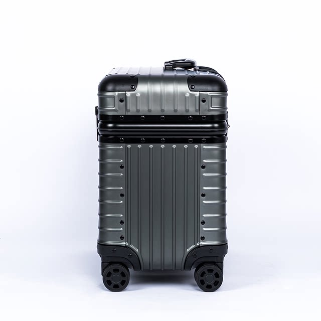 All-aluminum magnesium alloy suitcase, boarding case, camera trolley ...