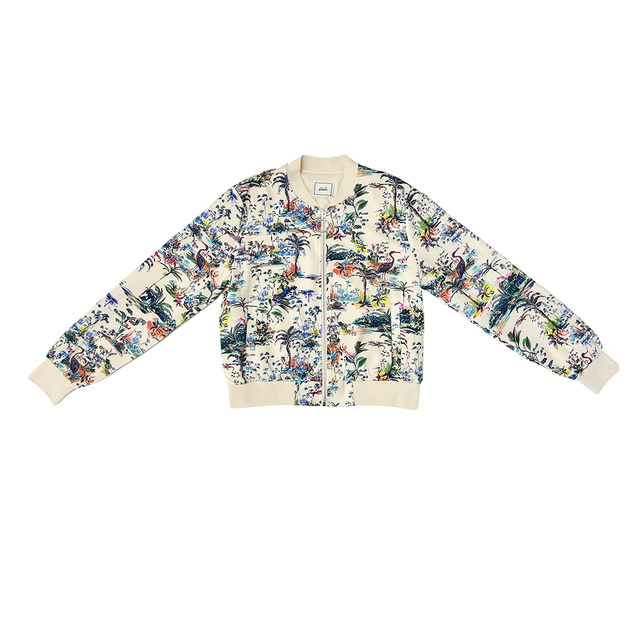 Original PIM*KIE Original D imitation silk light tropical printed pilot ...