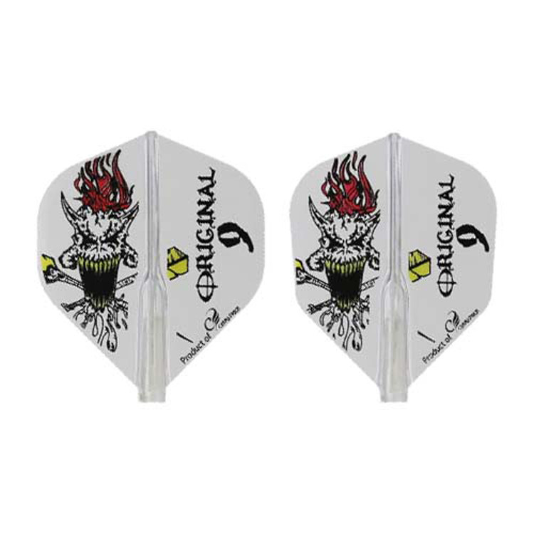 Cosmo Darts Tom Sawyer Flight - Ailes de fléchettes transparentes (3 ...