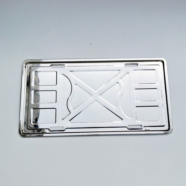 Large truck semi-trailer license plate frame plate frame stainless ...