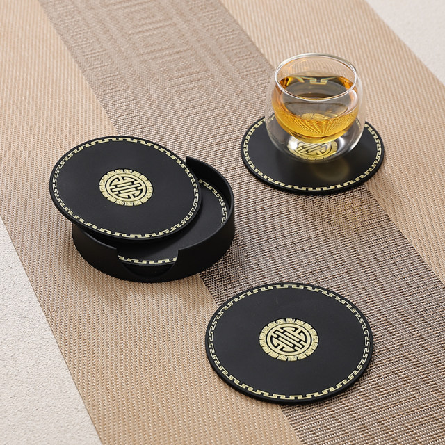 Placemats, new Chinese restaurant tea coasters, high-end pot mats, vase ...
