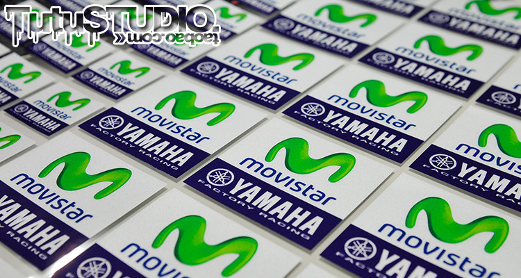TUTU Tutu car sticker 46 Rossi Italian team MOVISTAR sponsorship ...