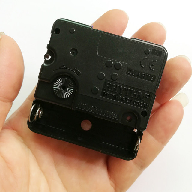 RHYTHM Lisheng jumping second movement quartz watch accessories black ...