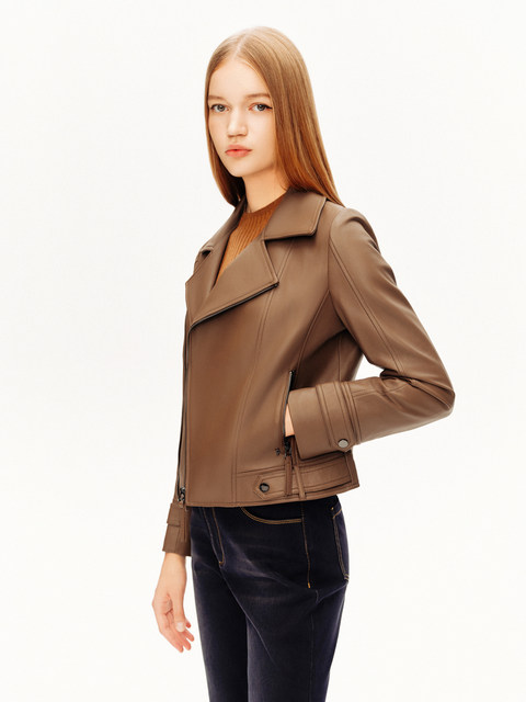 PSALTER Psalm Vintage Slim-fit motorcycle style jacket leather jacket