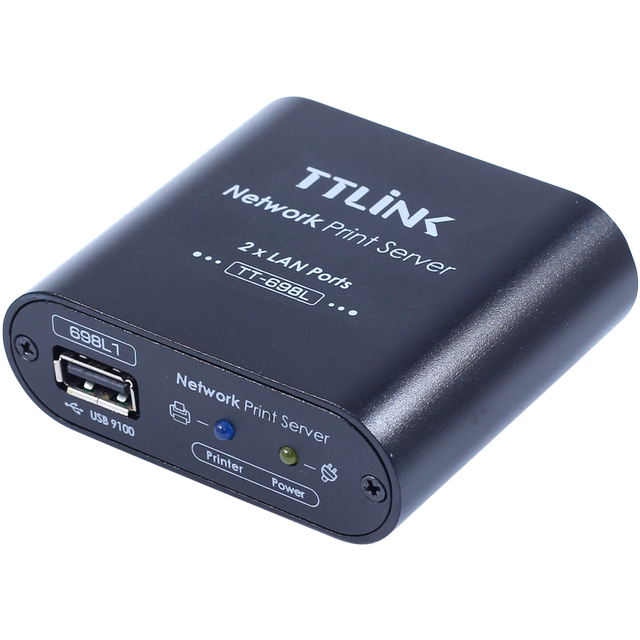 TT-LINK Printer Server Sharer Single USB Print Scan Compatible HP ...