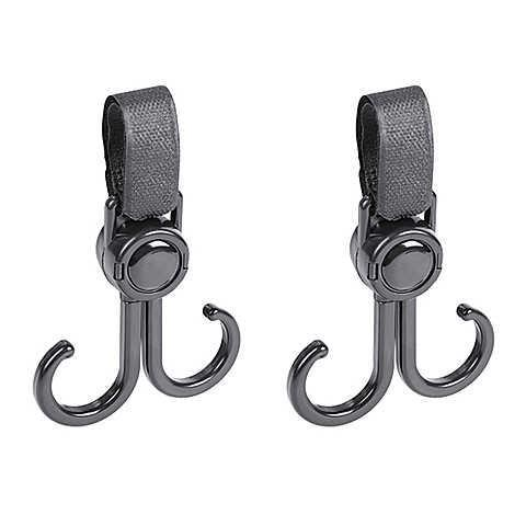 Multi-function hook double hook rotatable stroller electric car hanging hook battery car free ...