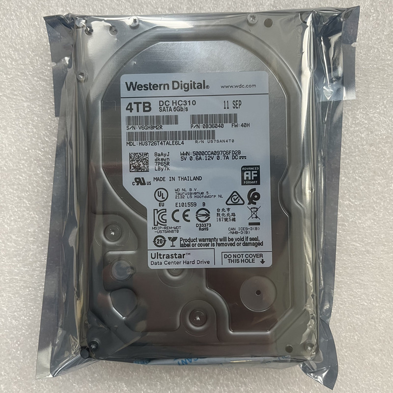 3.5-inch 4T new WD Western Digital HUS726T4TALE6L4 server enterprise ...