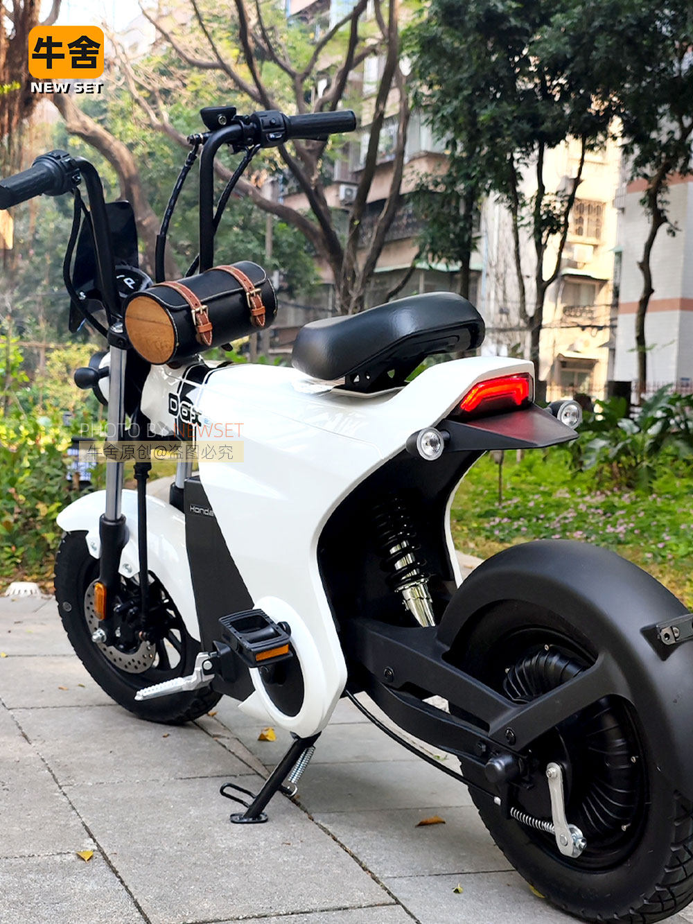 Honda Zoomer Zuma DAX giraffe retro storage bag foreskin leather side ...