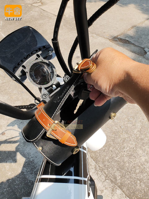 Honda Zoomer Zuma DAX giraffe retro storage bag foreskin leather side ...