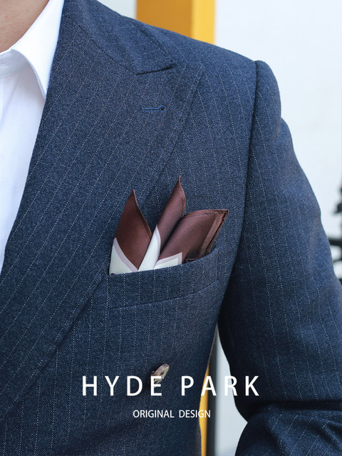 Hyde Park original suit accessories British square scarf chest scarf ...