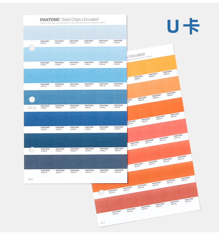 Pantone PA-TPX Color Card - Single Page, International Standard