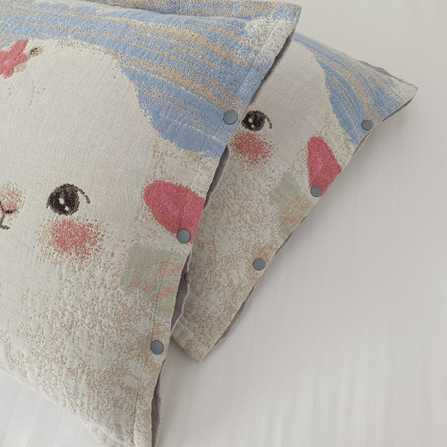 Pure cotton gauze pillowcase four seasons soft cotton Class A envelope ...
