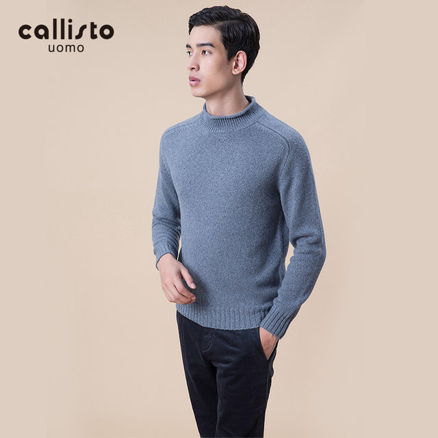 callisto Callisto men's new autumn and winter wool blended half ...